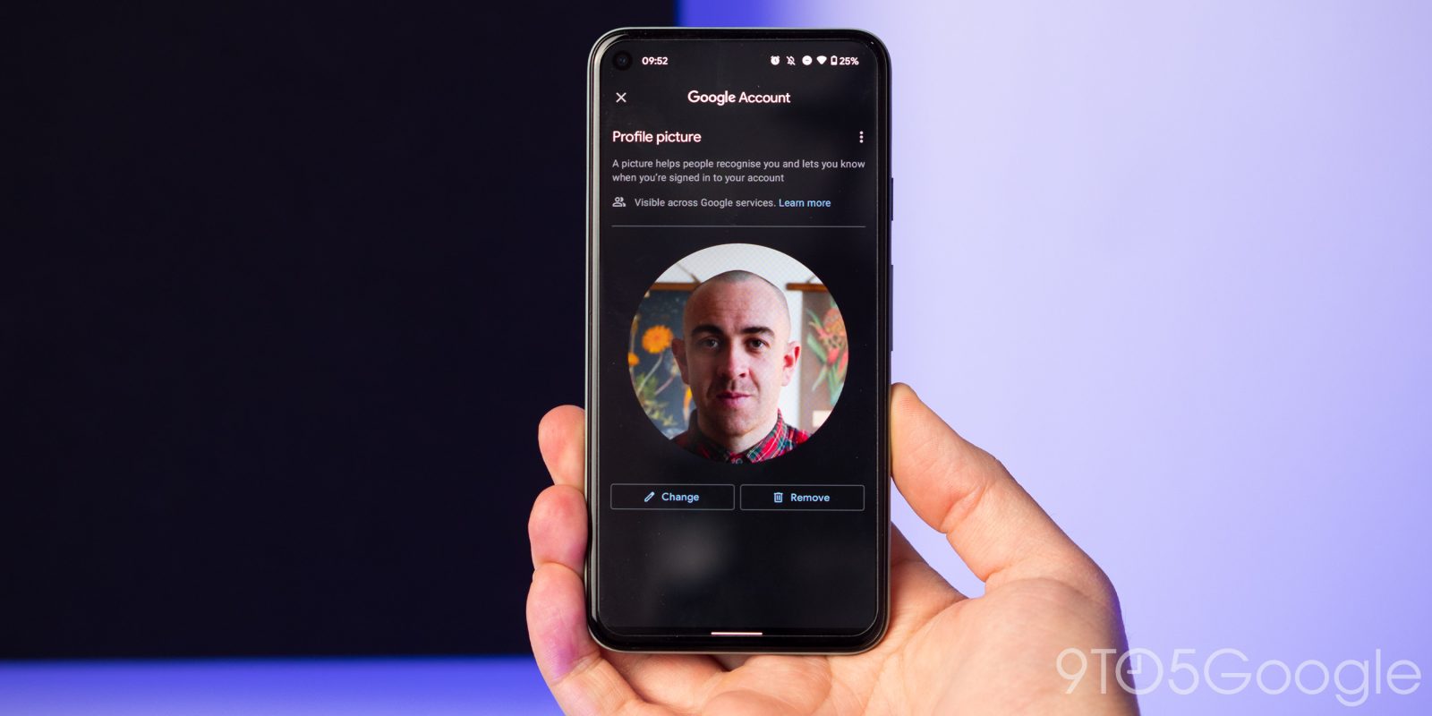 Google Contacts v3.38 now lets you change your Google Account profile ...