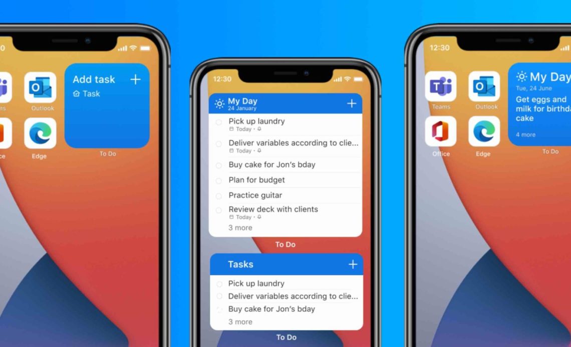 Microsoft To Do levels up with new home screen widgets for iPhone and ...
