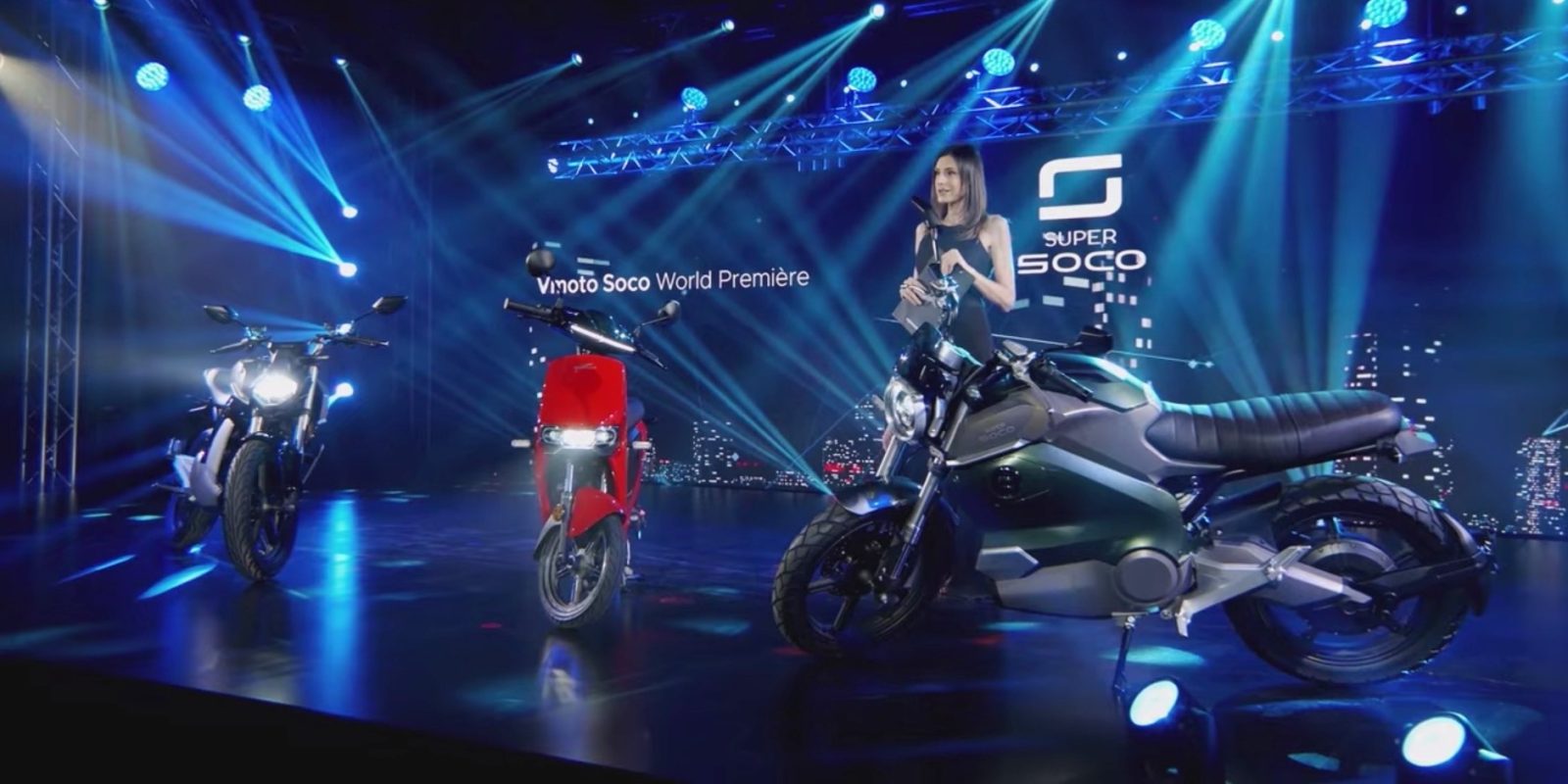 Vmoto Super Soco unveils three new electric motorcycles models for 2021 ...