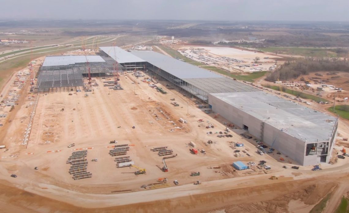 Spectacular Tesla Gigafactory Texas drone footage shows great progress ...