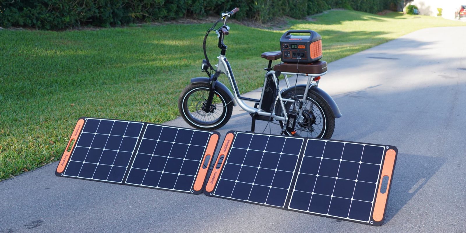 The easiest way to solar charge an electric bicycle (even at night ...