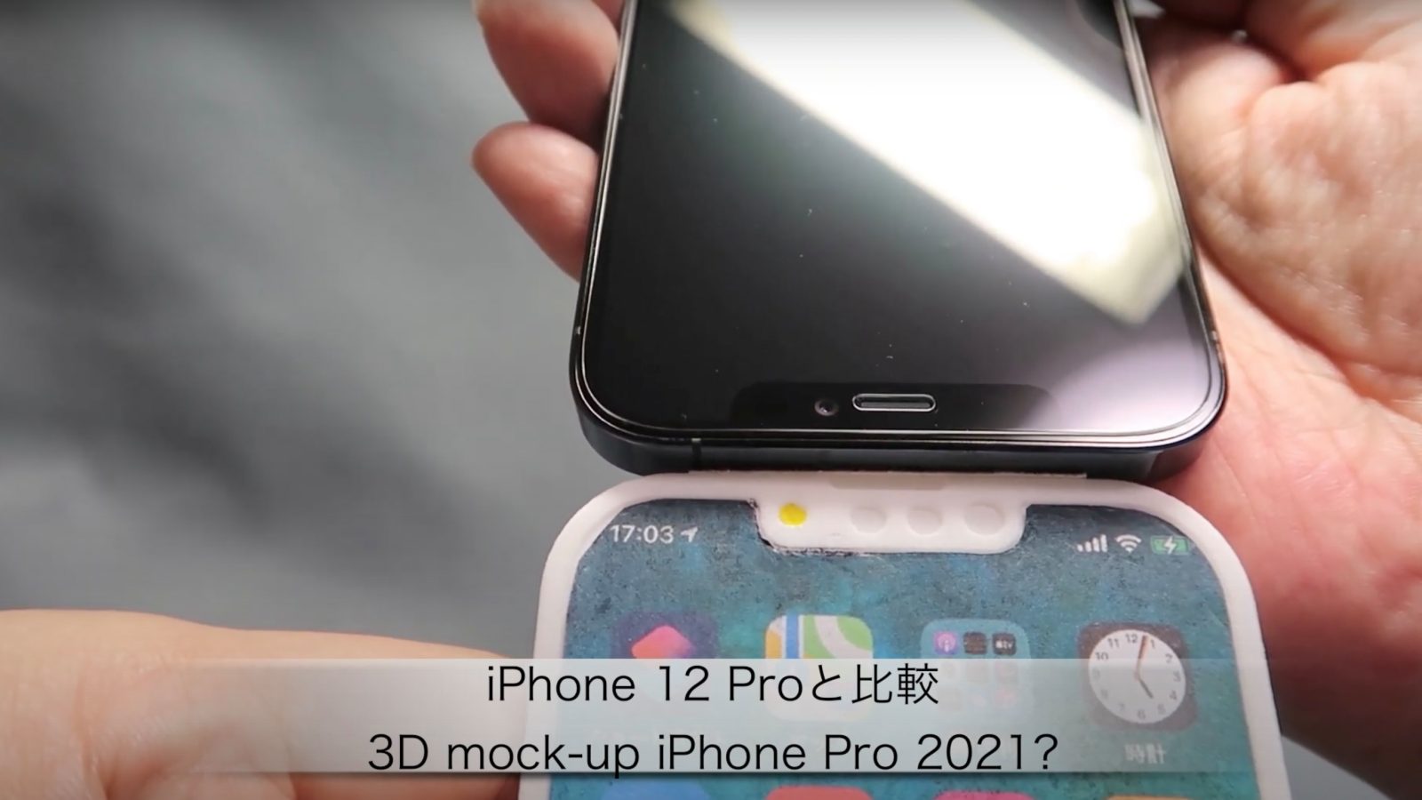 Alleged iPhone 13 Pro dummy unit shows smaller notch, repositioned ...