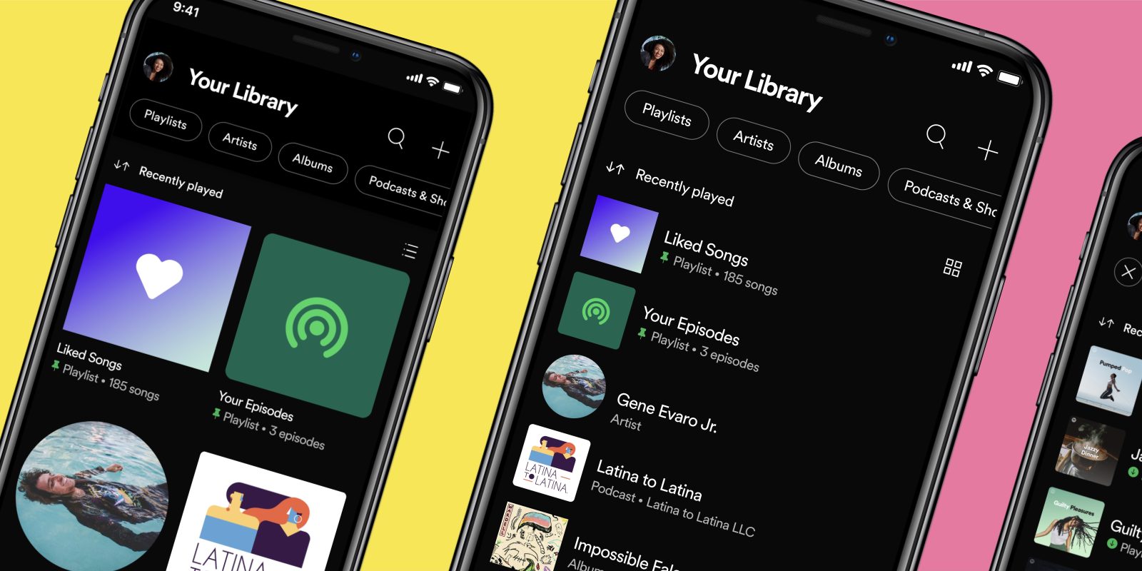 Spotify launches redesigned ‘Your Library’ with new grid view, dynamic ...