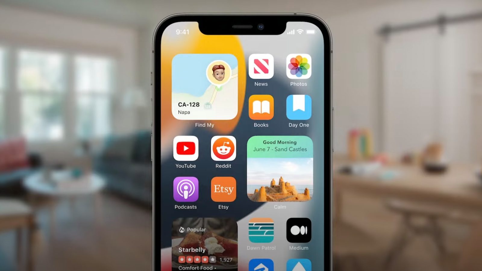 iOS 15 includes new Home Screen widgets for Find My, Contacts, Sleep ...