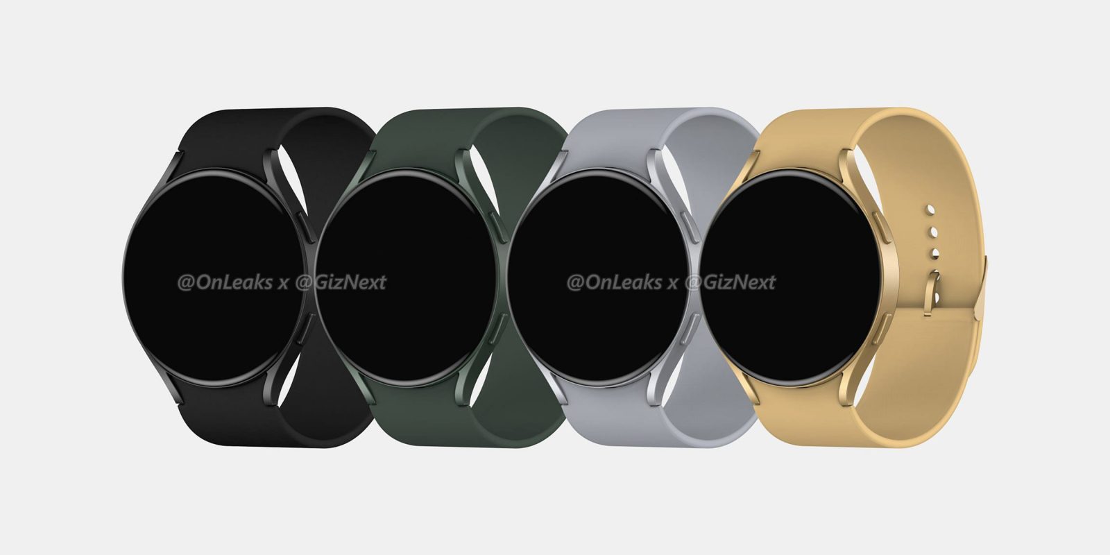 Galaxy Watch Active 4 renders showcase sleek design, potential color ...