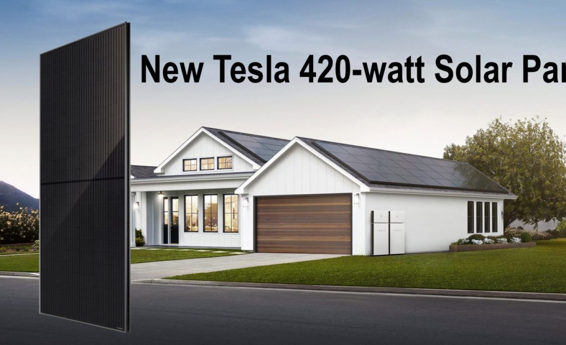 Tesla launches new 420-watt solar panel, setting ‘high’ mark - Top Tech ...