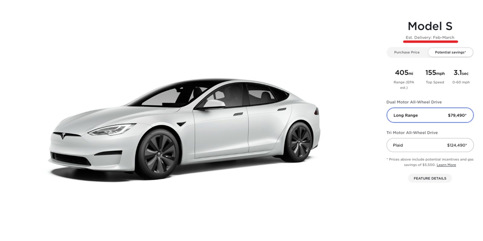 Tesla pushes estimated delivery dates for both Model S trims - Top Tech ...