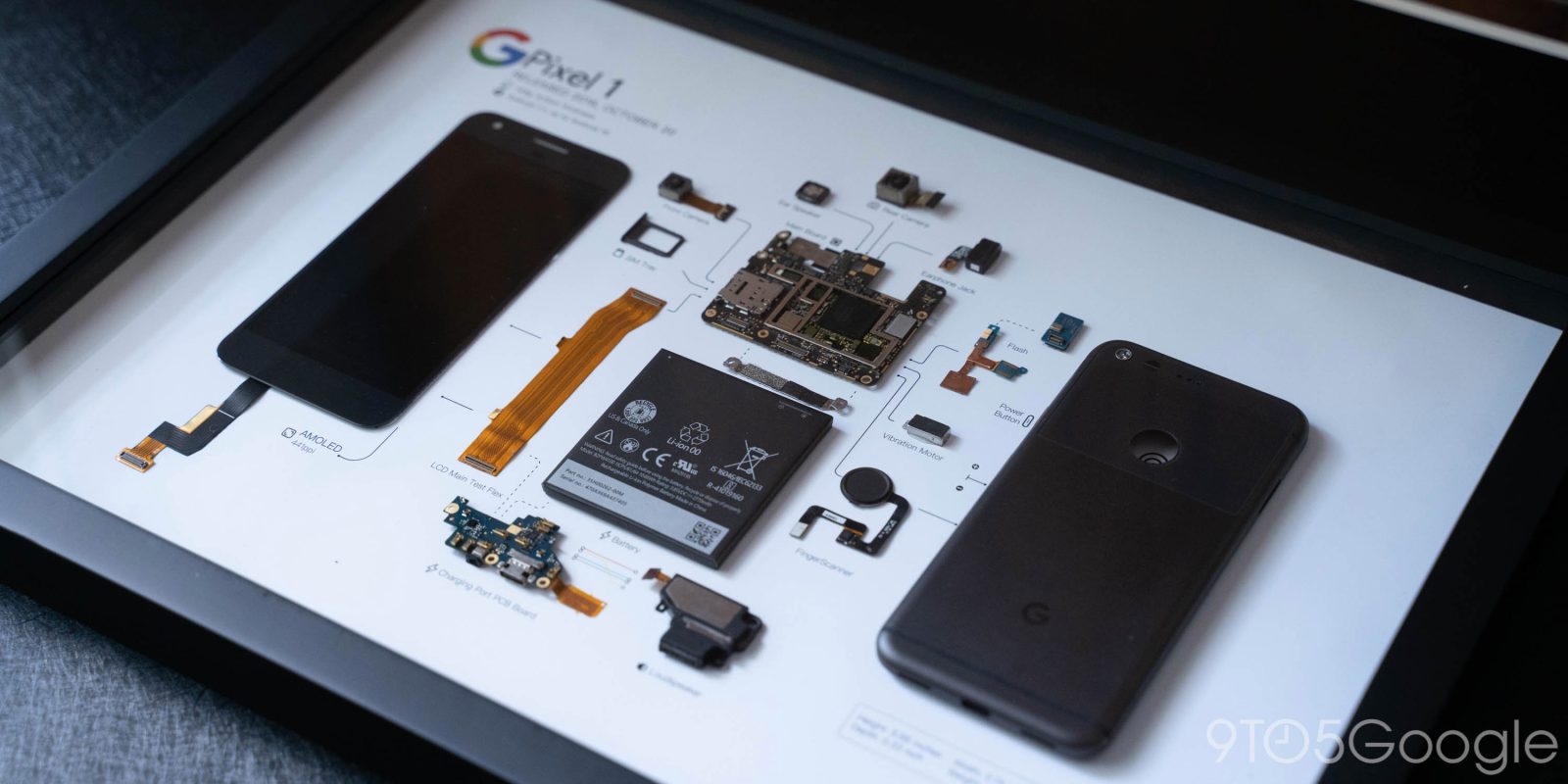 Hands-on: This deconstructed Google Pixel is the perfect wall art for ...