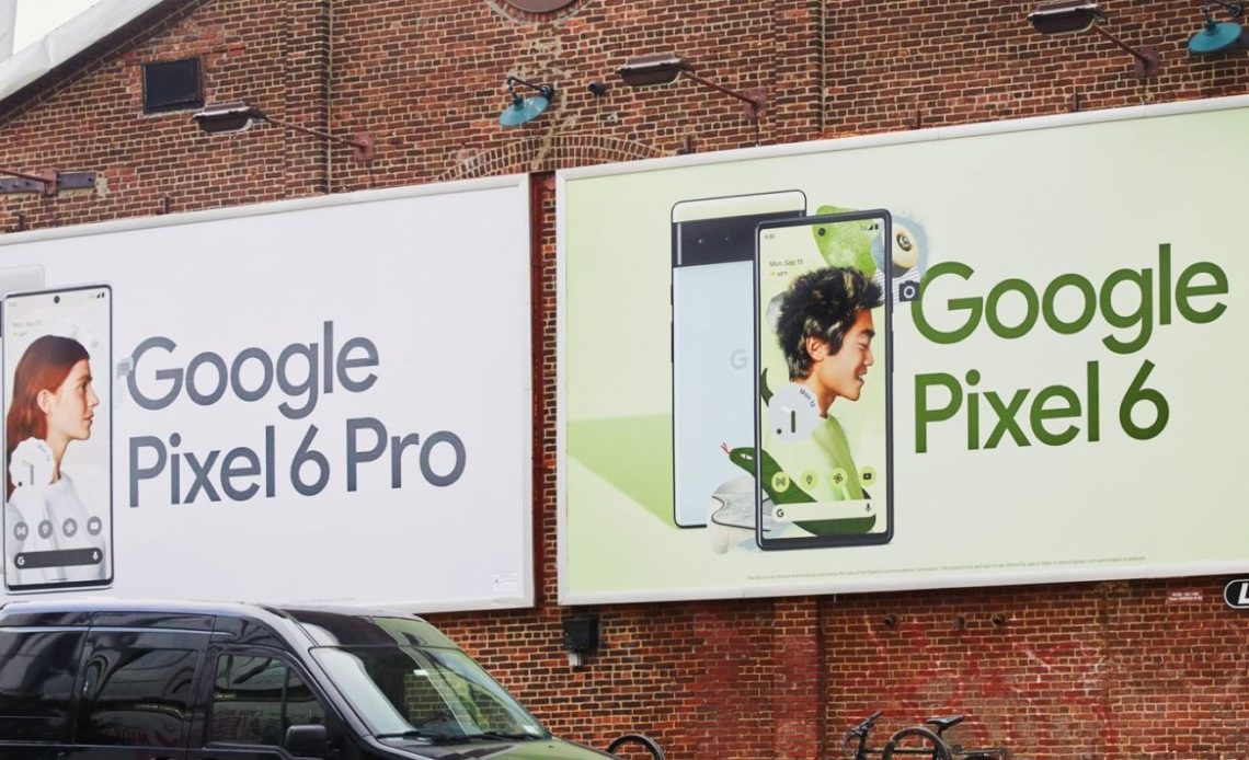 Latest Google billboards show how the Pixel 6 and Pixel 6 Pro designs ...