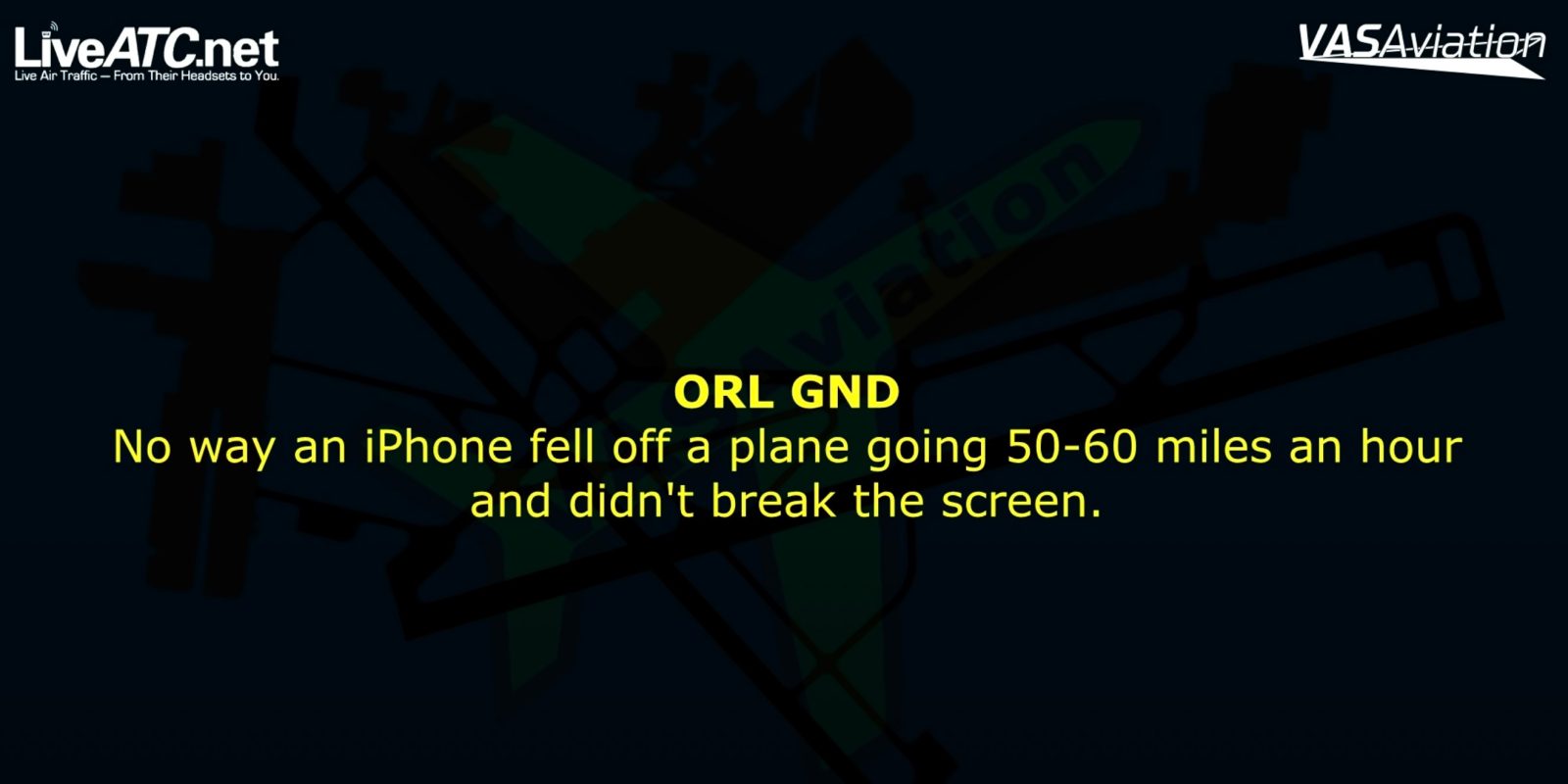 AirDrop IRL: Audio captures moment when pilot drops iPhone on the ...