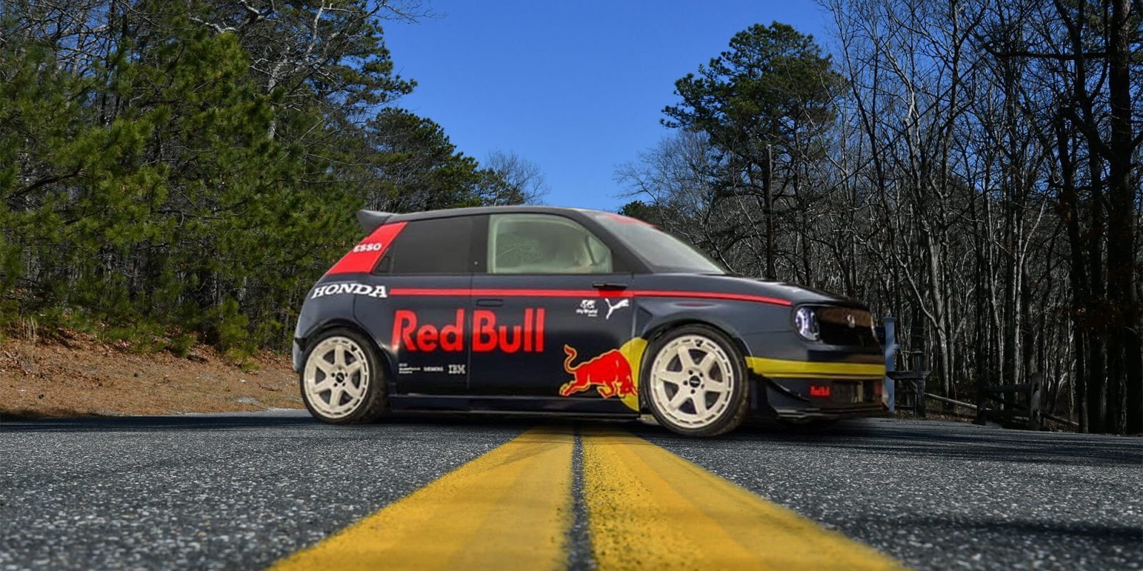 Honda e goes full thicc boi with touring car widebody kit (lots of ...