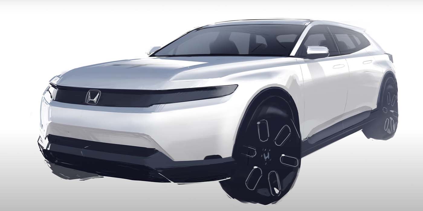 Honda teases the design process of the Prologue EV before it launches ...