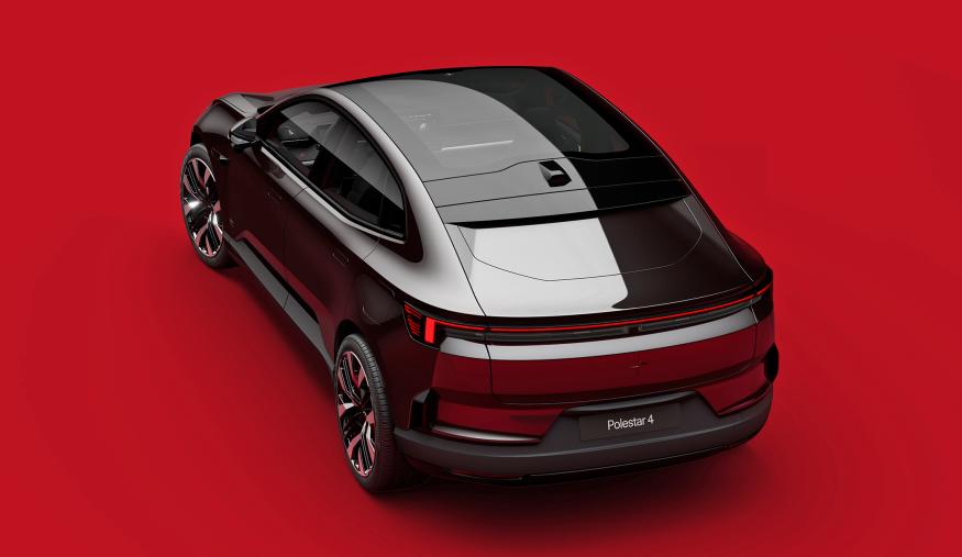 The Polestar 4 electric SUV arrives with 544 HP and no rear window