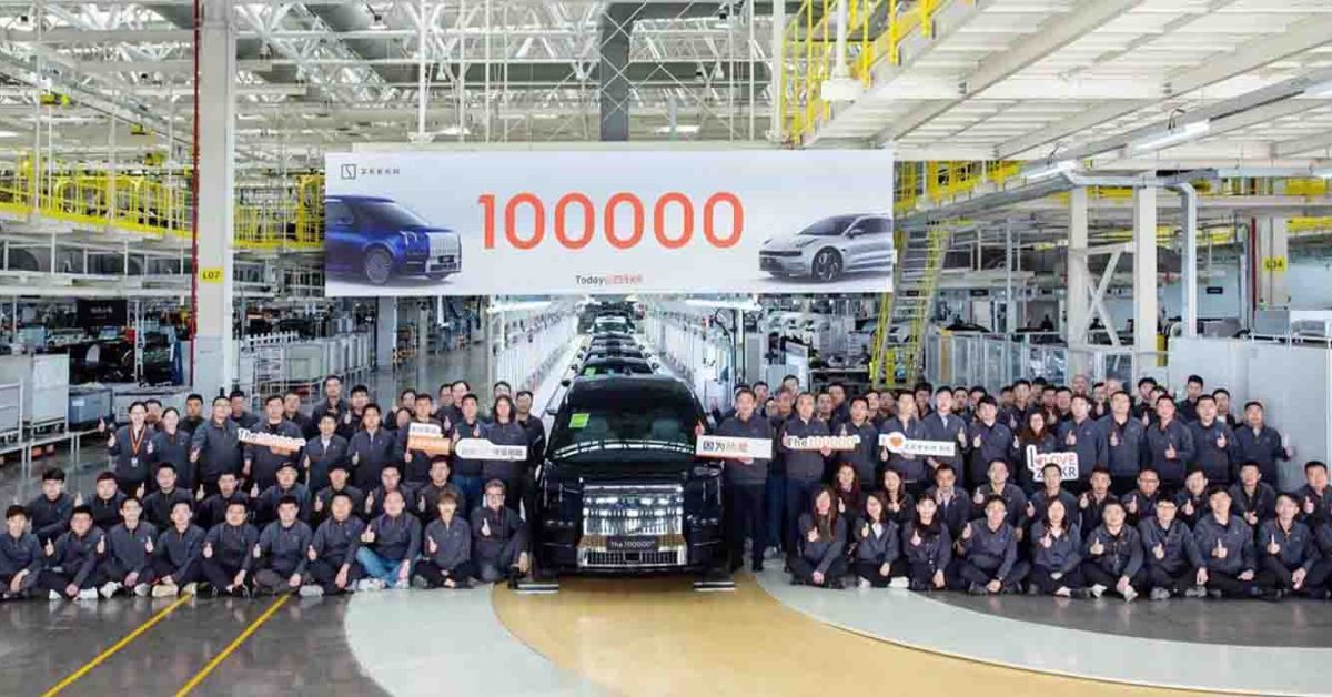 ZEEKR builds 100,000th EV in just 18 months, gaining steam ahead of launch into Europe - Top ...