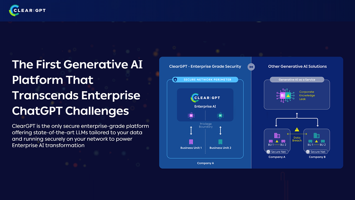 ClearML unveils ClearGPT, a generative AI platform overcoming ChatGPT challenges - Top Tech News