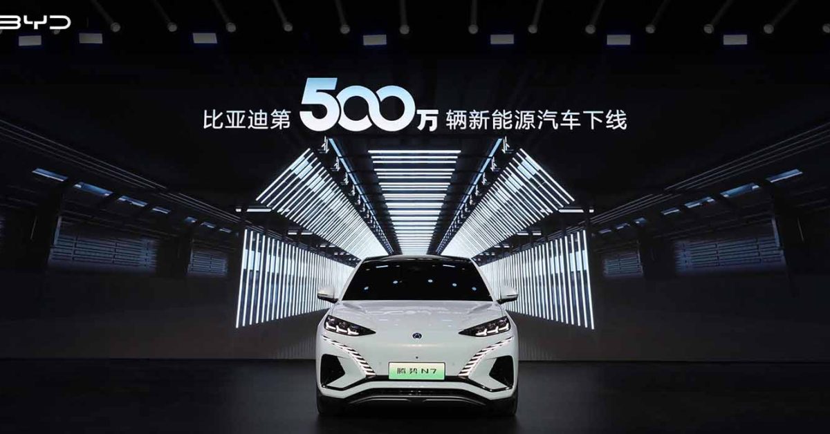 BYD production snowballs as it celebrates rolling five millionth plug ...