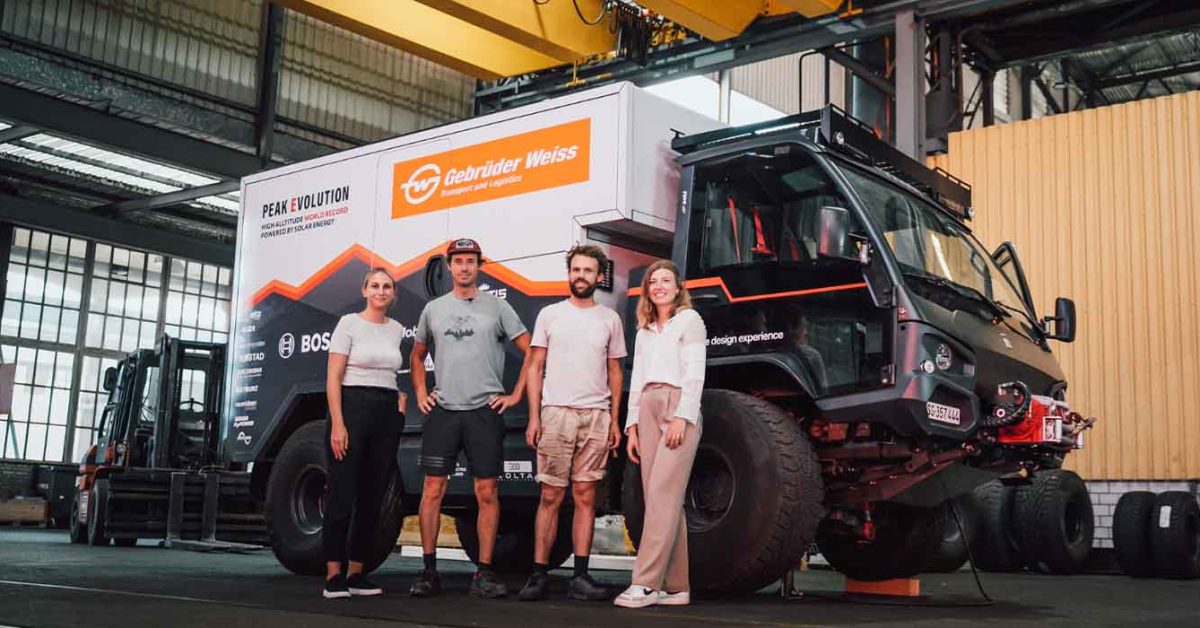 This team is attempting to take a solar electric truck atop the highest ...