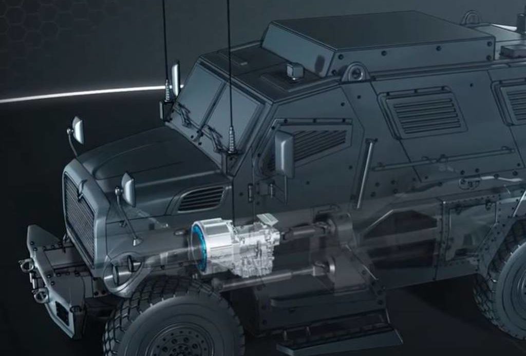 Leonardo shows off On Board Vehicle Power system with THAAD launcher ...