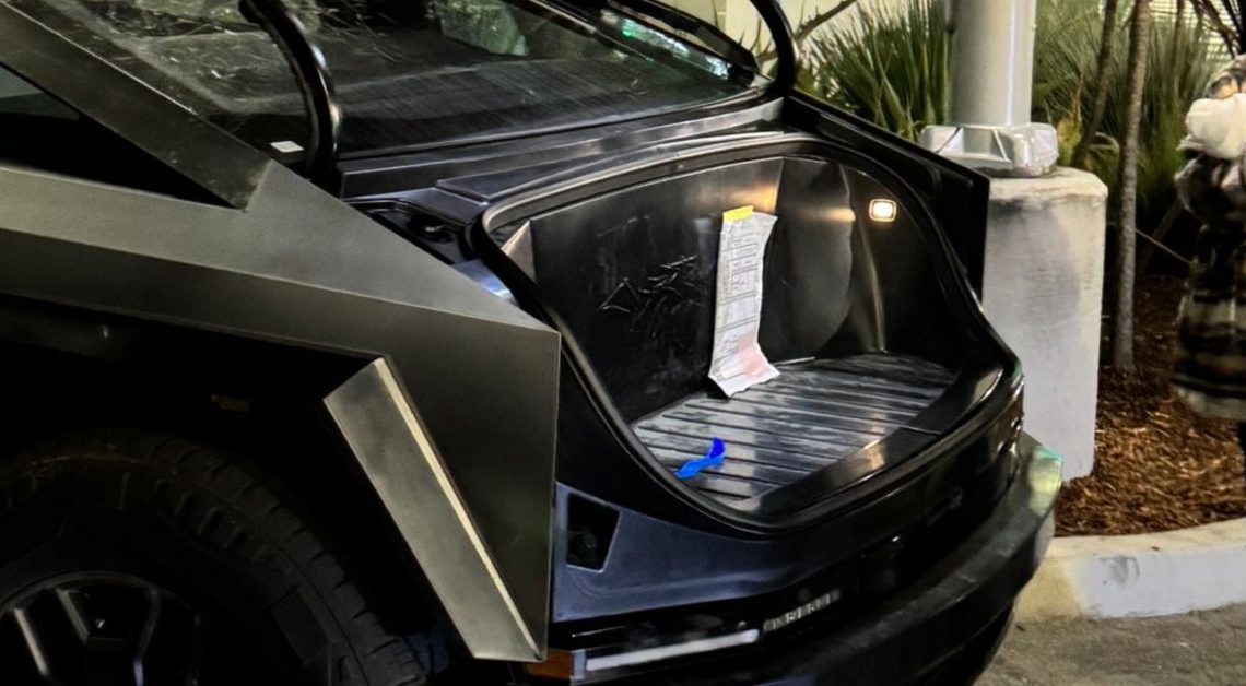 Best look at Tesla Cybertruck's powered frunk yet - Top Tech News