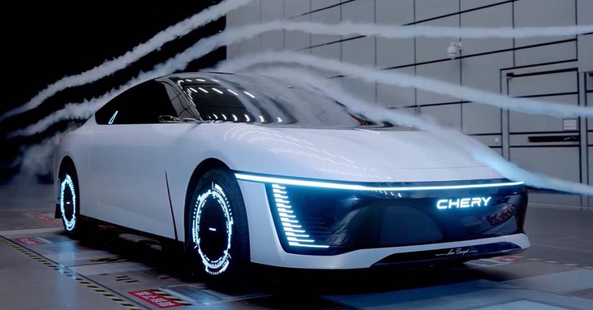 Chery Automotive claims its new concept EV inspired by tuna fish is ...
