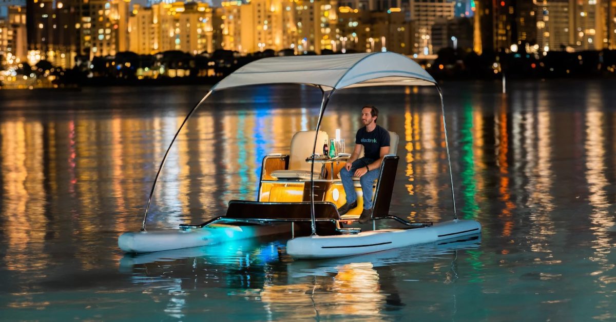 This two-seater luxury electric catamaran from China is surprisingly ...