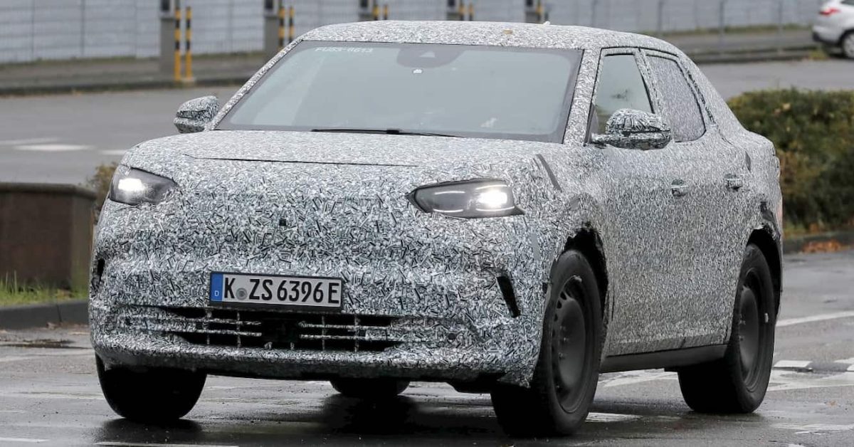 Ford's new electric crossover with VW caught testing for the first time ...