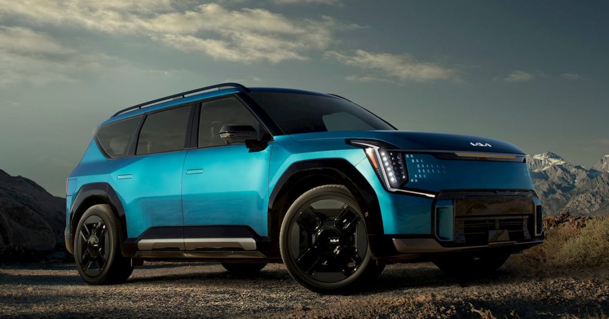 Kia offers $599/mo lease deal on the new 2024 EV9 electric SUV with ...