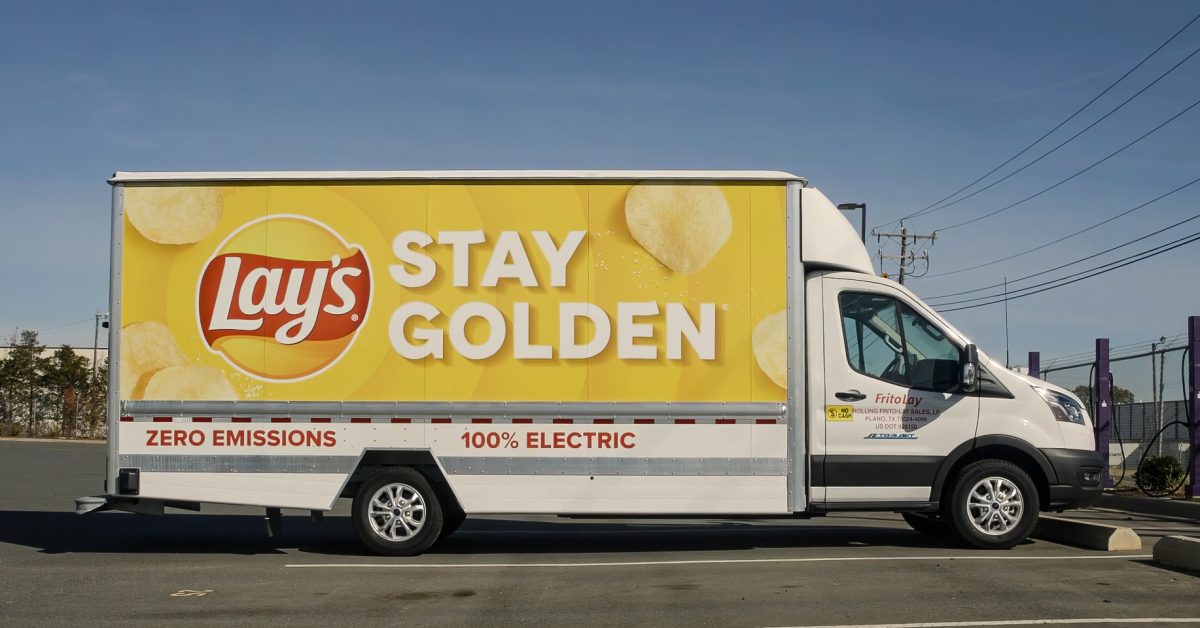 Frito-Lay unveils its first all-electric truck fleet in the US - Top ...
