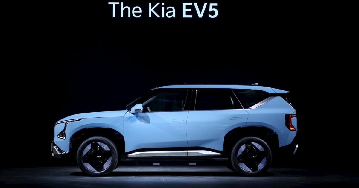 Kia launches $20K EV5 electric SUV in China to rival leaders BYD and ...