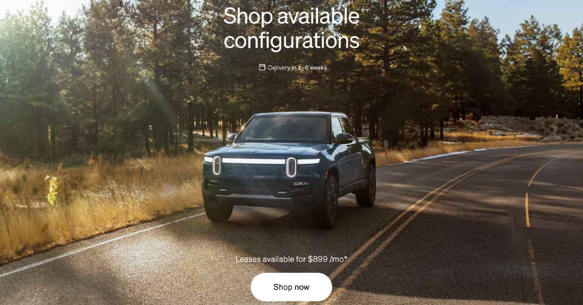 Rivian (RIVN) officially kicks off EV leasing program, beginning in ...