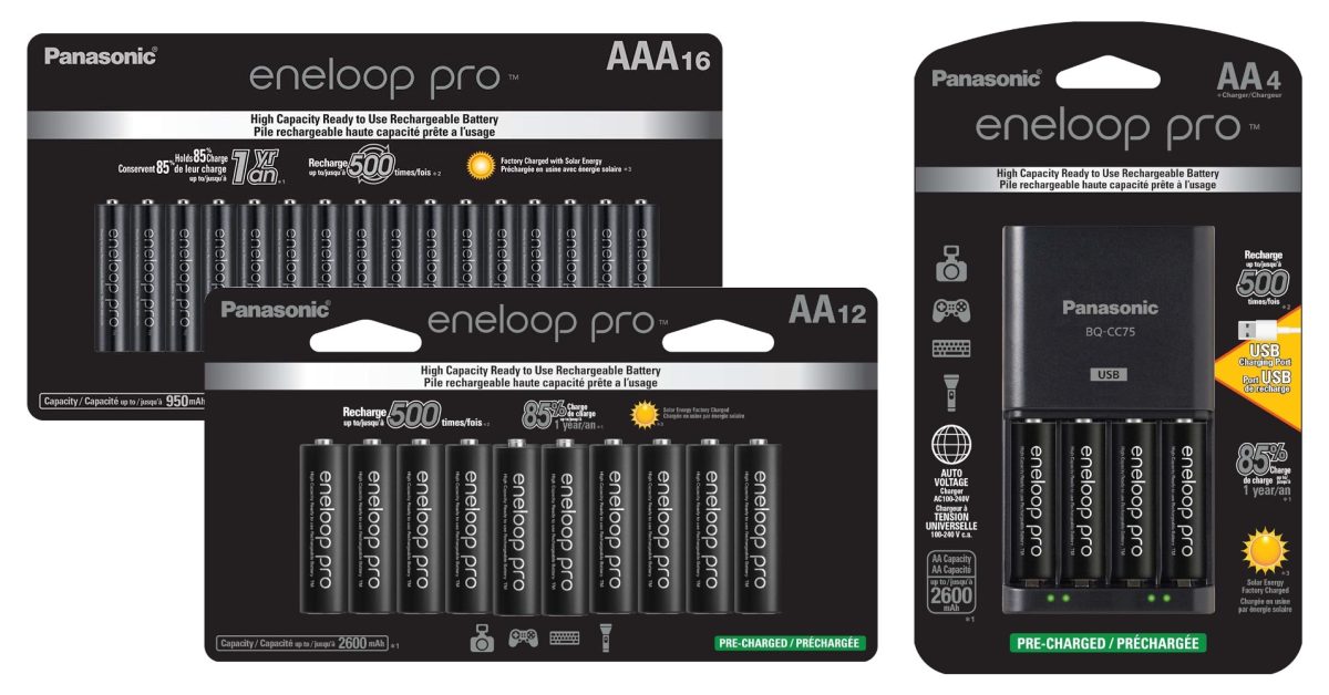 eneloop Pro rechargeable battery bundles start from $34, Jetson Canyon ...
