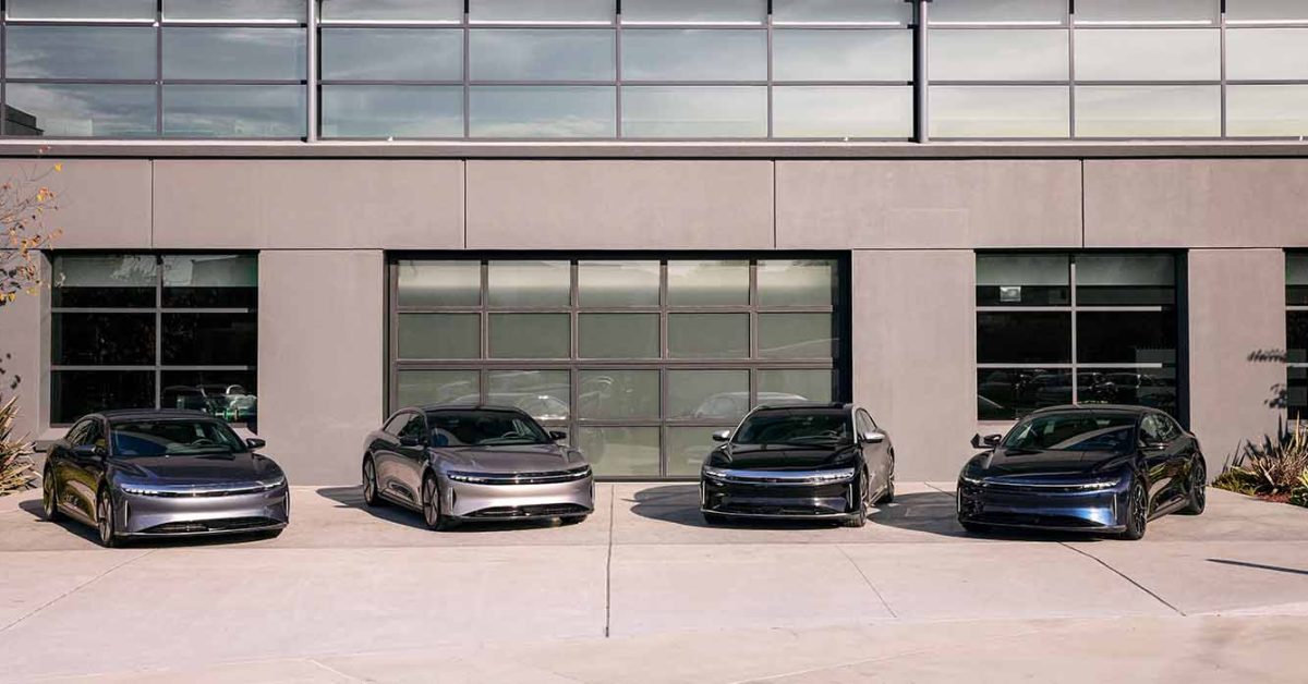 Lucid Motors (LCID) updates its 2024 model year Airs, including lower ...